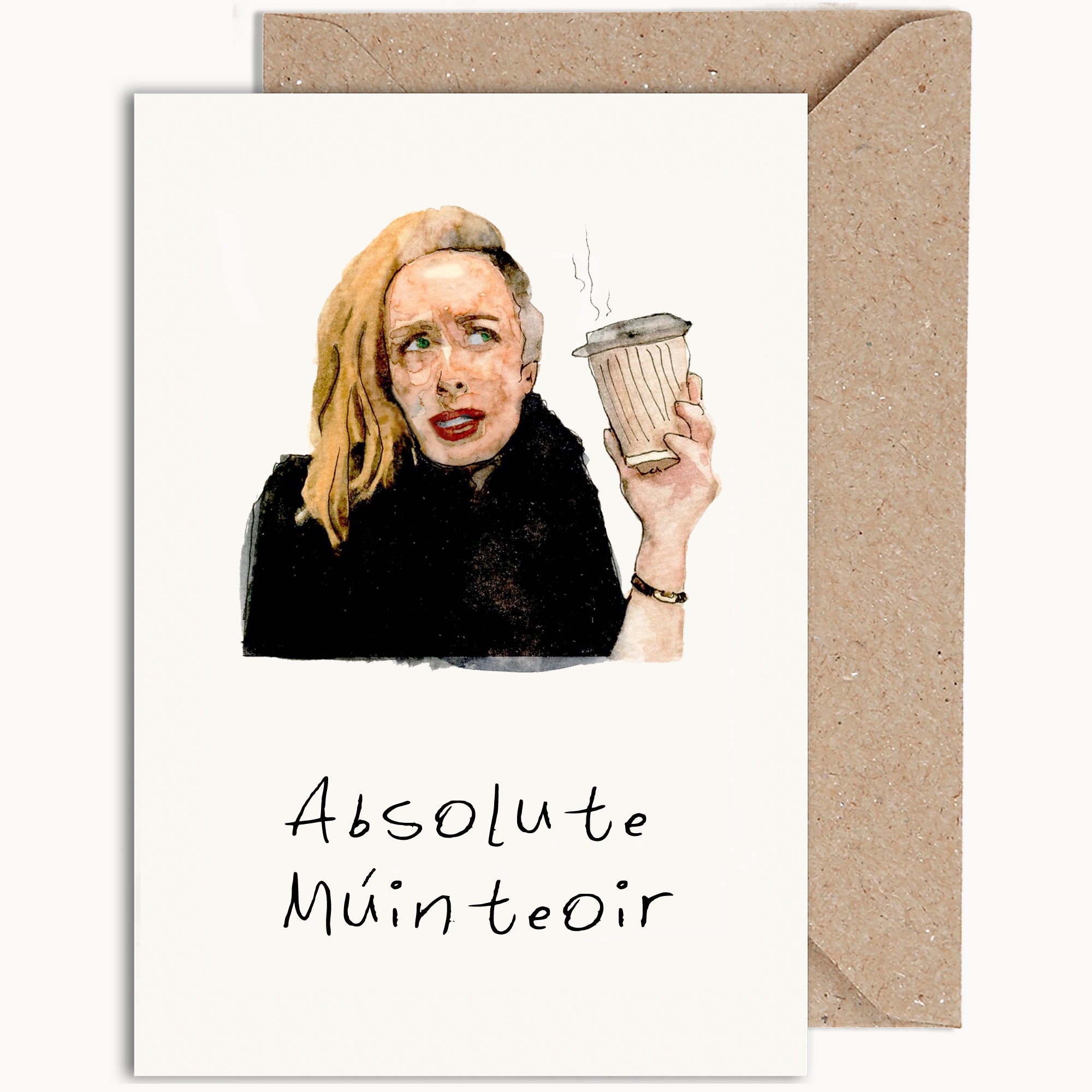 Absolute Muinteoir Teacher Card – WeirdWatercolours