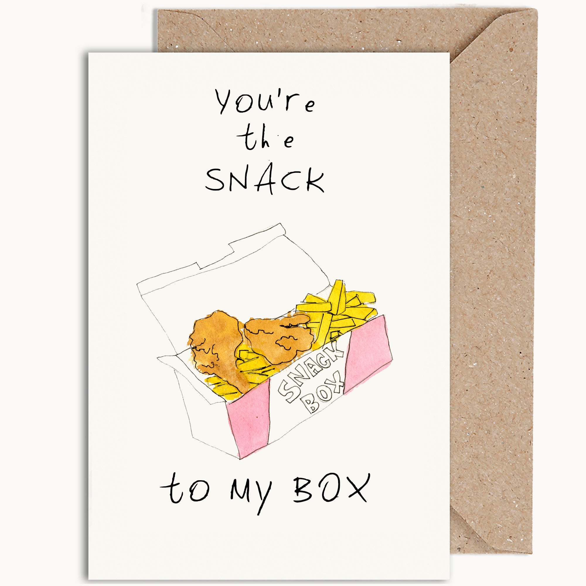 You're The Snack To My Box – WeirdWatercolours