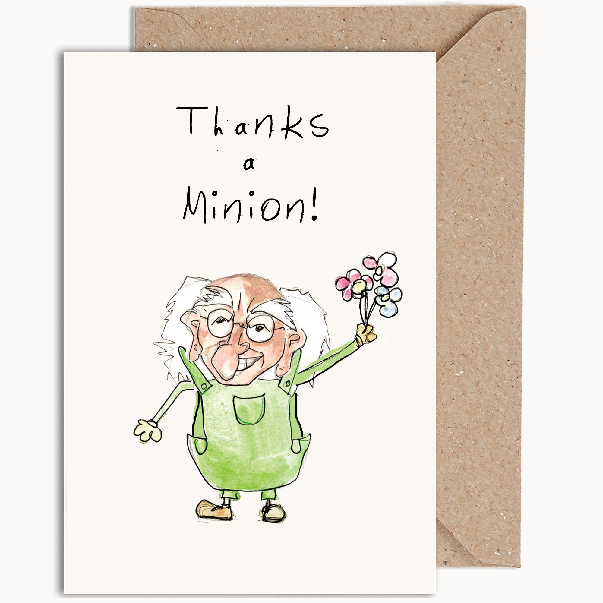 Minion Thank You Card – WeirdWatercolours