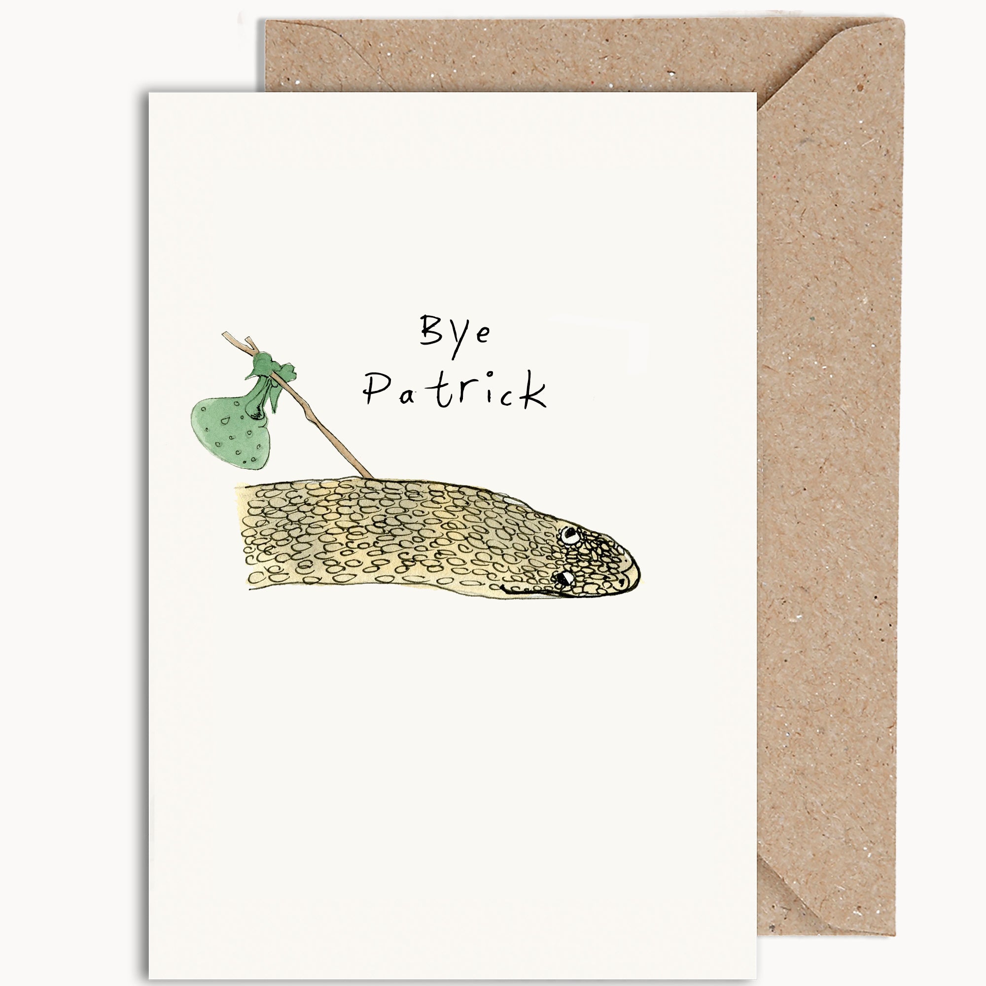 Bye Patrick Card – WeirdWatercolours